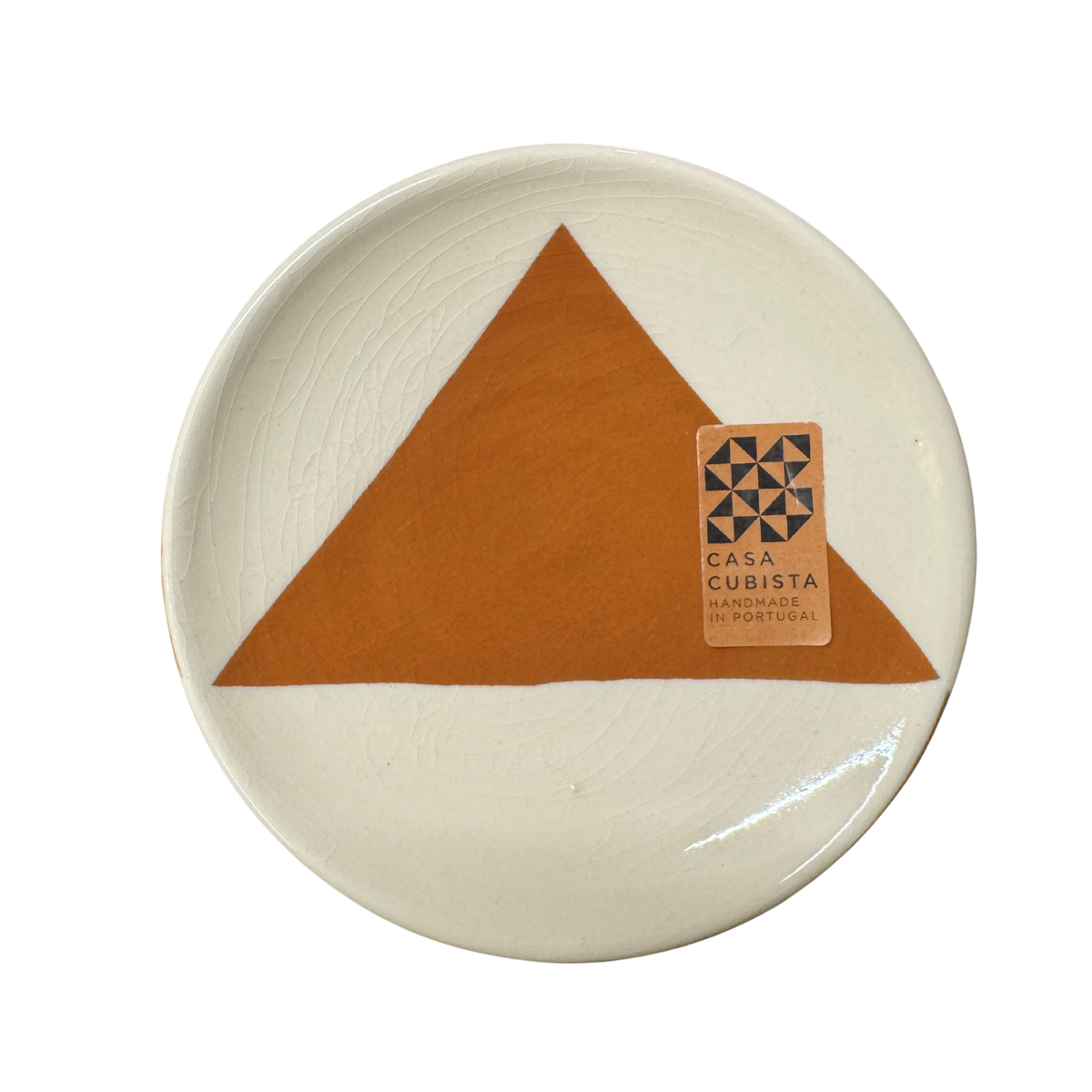 Casa Cubista Triangle Dipped Mini Plate - White | Portugalia Marketplace
