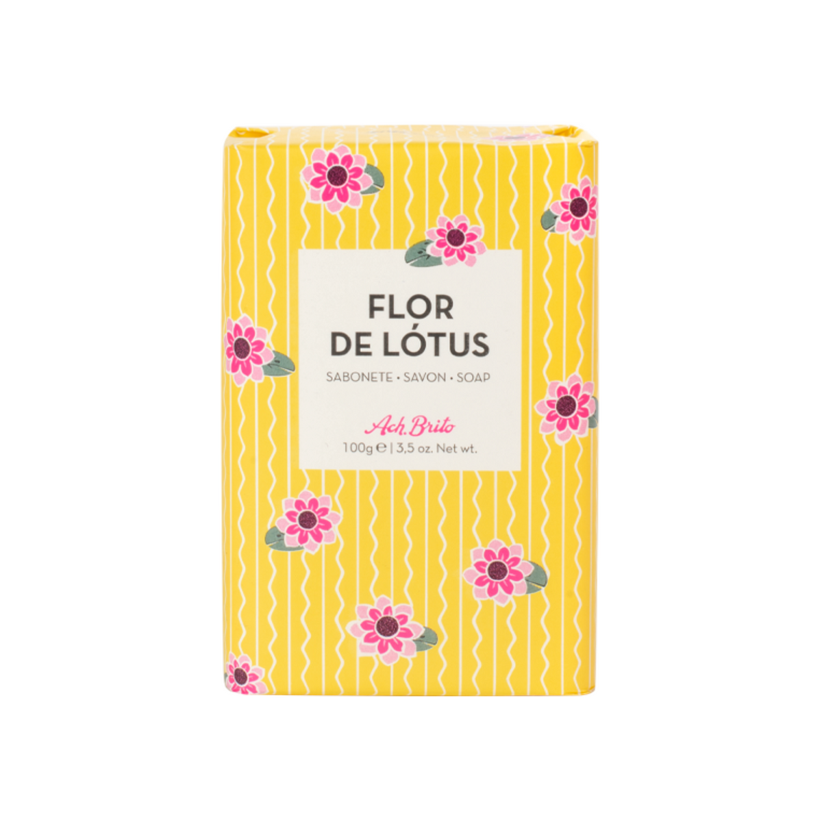 Ach.Brito Flor de Lotus (Lotus Flower) Soap | Portugalia Marketplace