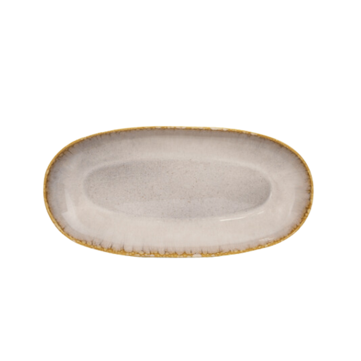 Terrafina Cream Amazônia Oval Serving - Set of 4 | Portugalia Marketplace
