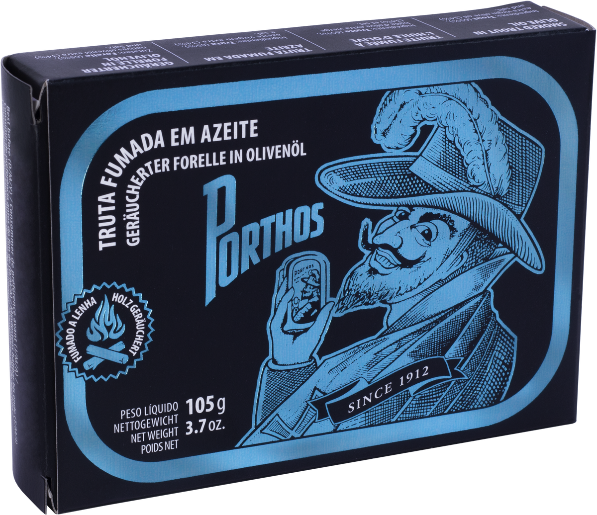 Porthos Smoked Trout in Olive Oil | Portugalia Marketplace