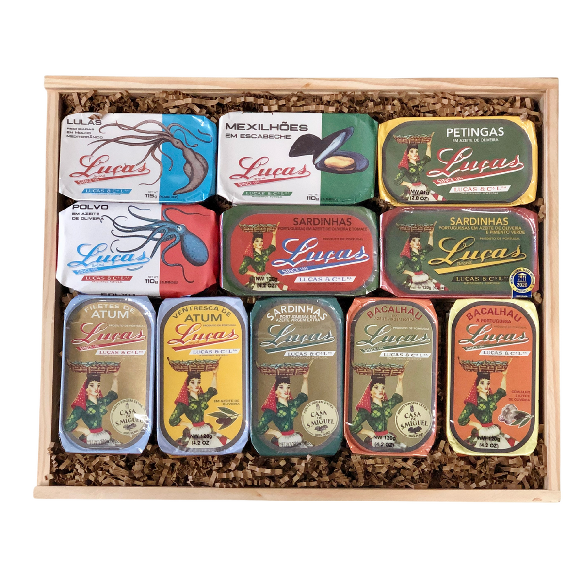 Luças Conserva Wooden Gift Box | Portugalia Marketplace