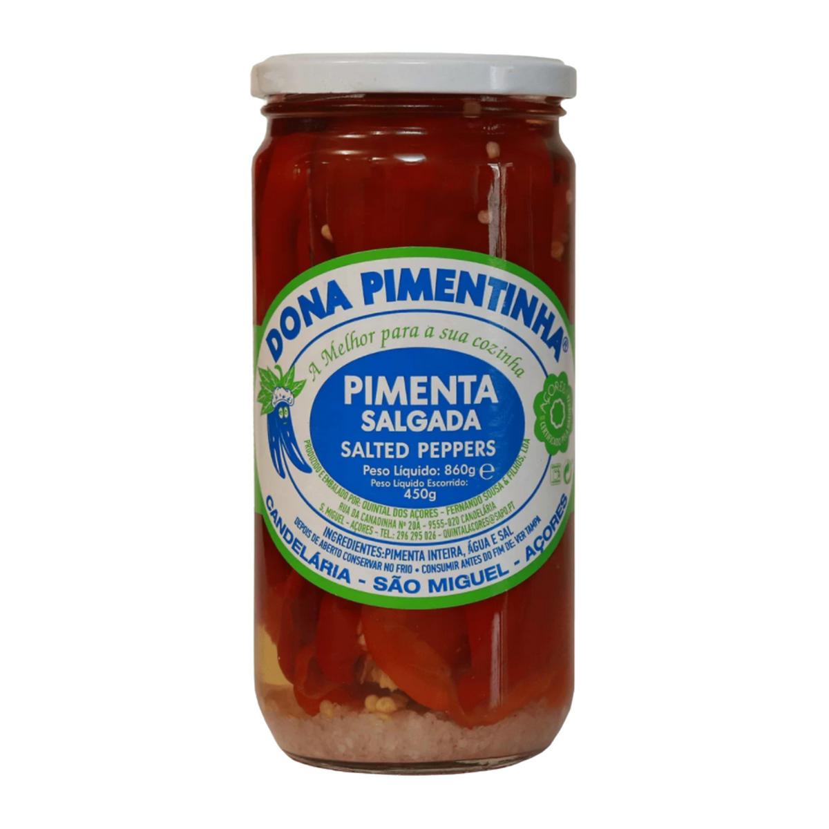 Dona Pimentinha Salted Peppers | Portugalia Marketplace